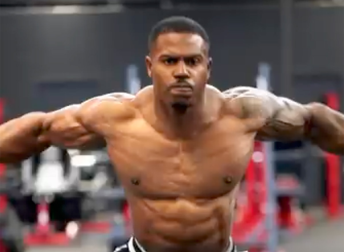 Simeon Panda Flexes His Biceps and Shares His Exercise Secret